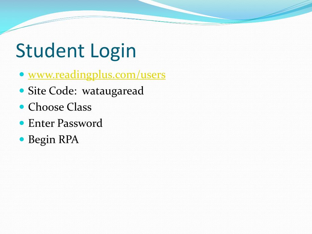 PPT - Reading Plus PowerPoint Presentation, free download - ID:2612245