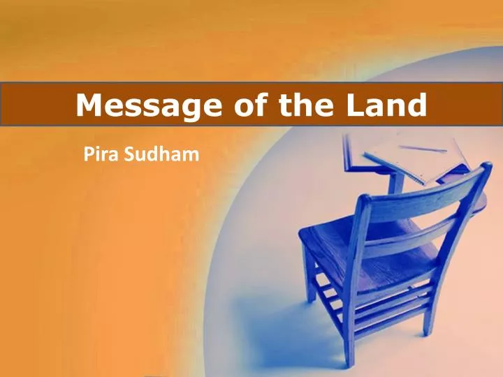 PPT - Message of the Land PowerPoint Presentation, free download - ID ...