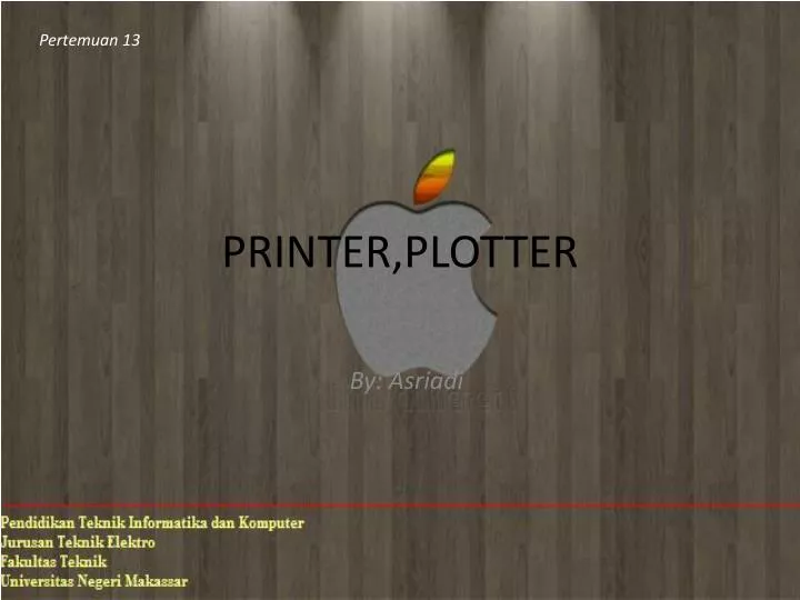 PPT - PRINTER ,PLOTTER PowerPoint Presentation, free download - ID:2613105