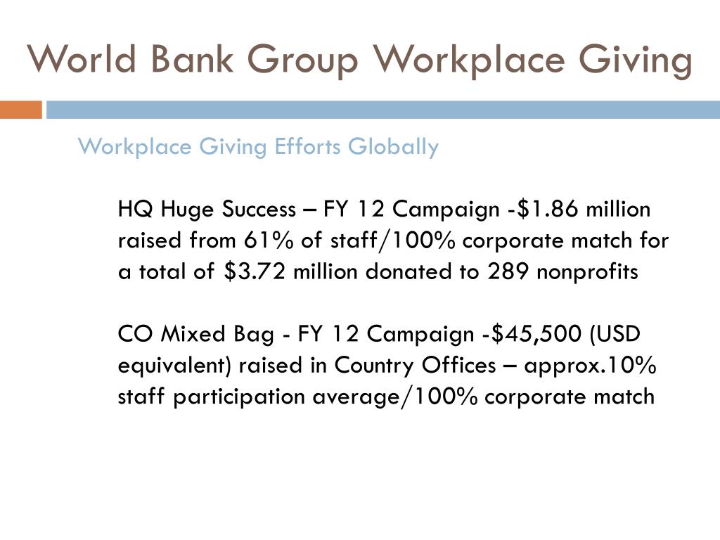 PPT - World Bank CoMMUNITY Connections Campaign PowerPoint Presentation ...
