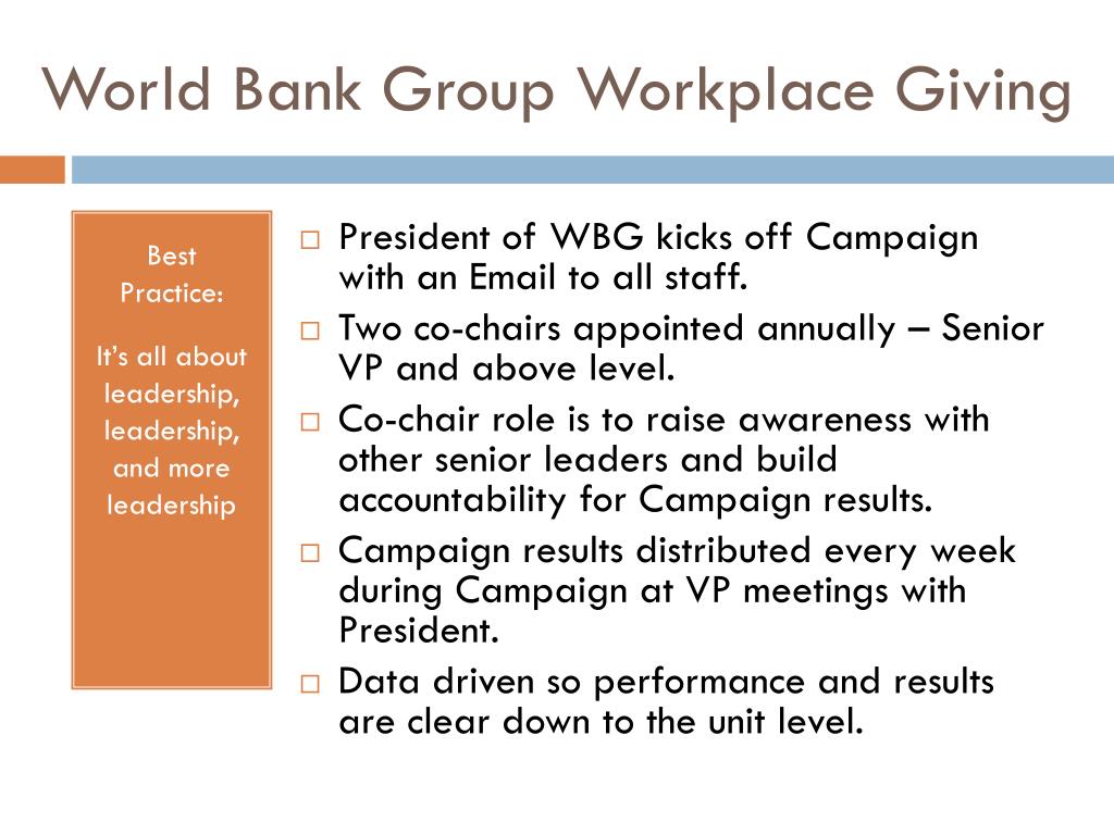 PPT - World Bank CoMMUNITY Connections Campaign PowerPoint Presentation ...