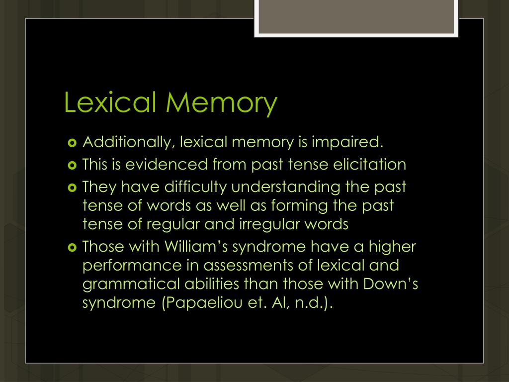 PPT - William’s Syndrome vs. Down’s Syndrome PowerPoint Presentation ...