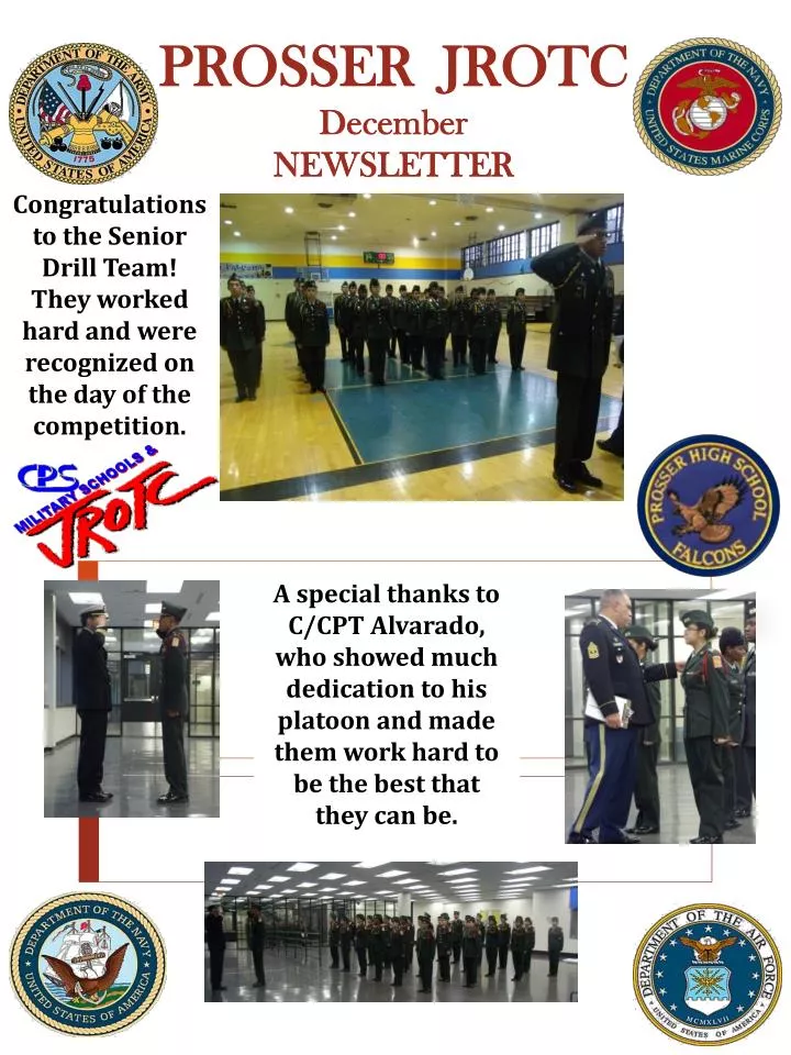 PPT - PROSSER JROTC December NEWSLETTER PowerPoint Presentation, free ...