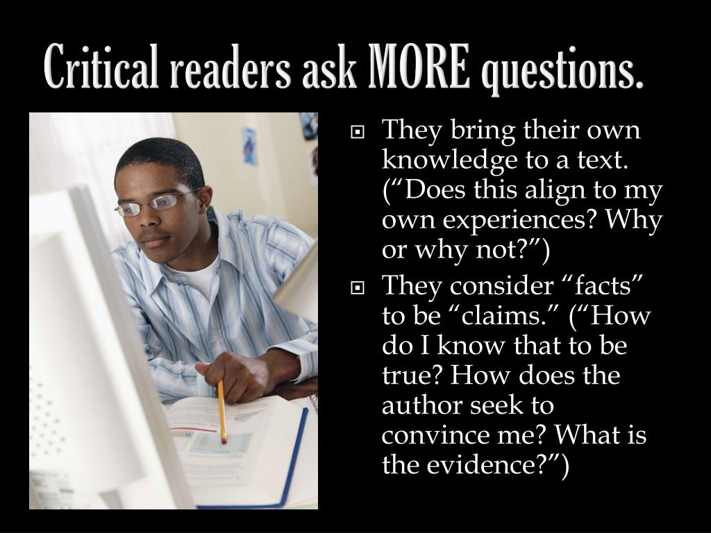 PPT - Critical Reading Strategies Primary sources: Christina Haas and ...