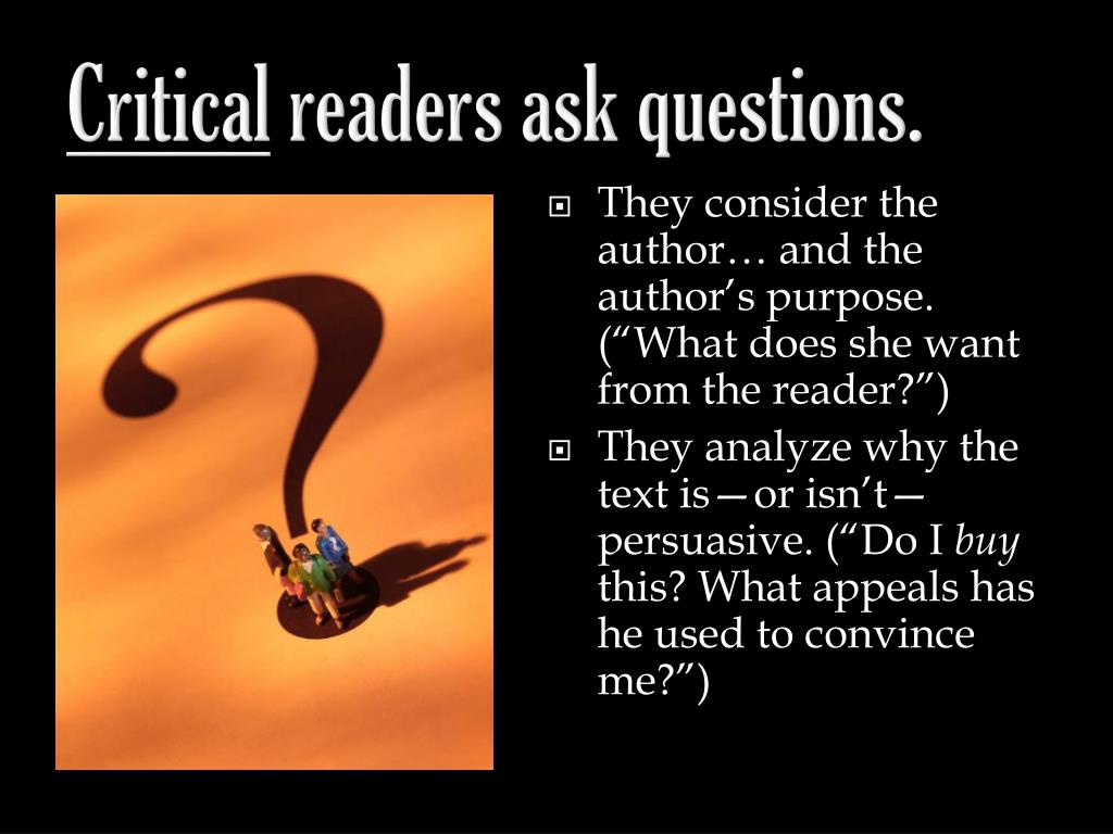 PPT - Critical Reading Strategies Primary sources: Christina Haas and ...