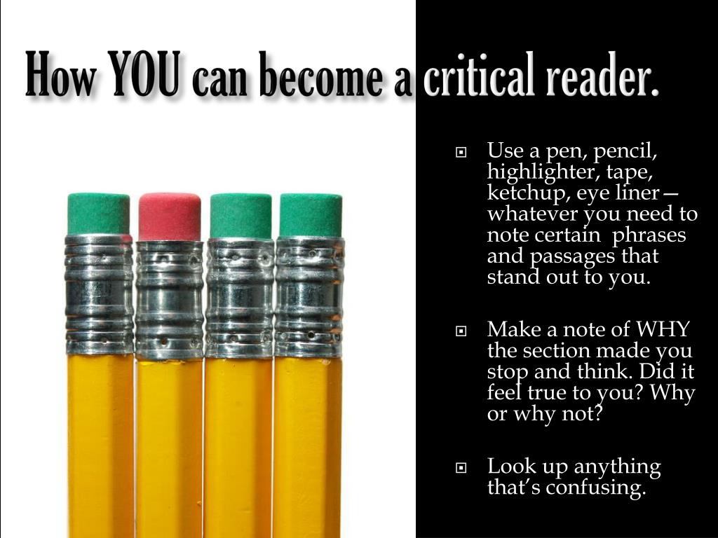 PPT - Critical Reading Strategies Primary sources: Christina Haas and ...