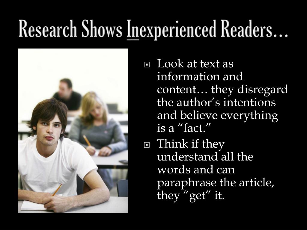 PPT - Critical Reading Strategies Primary sources: Christina Haas and ...