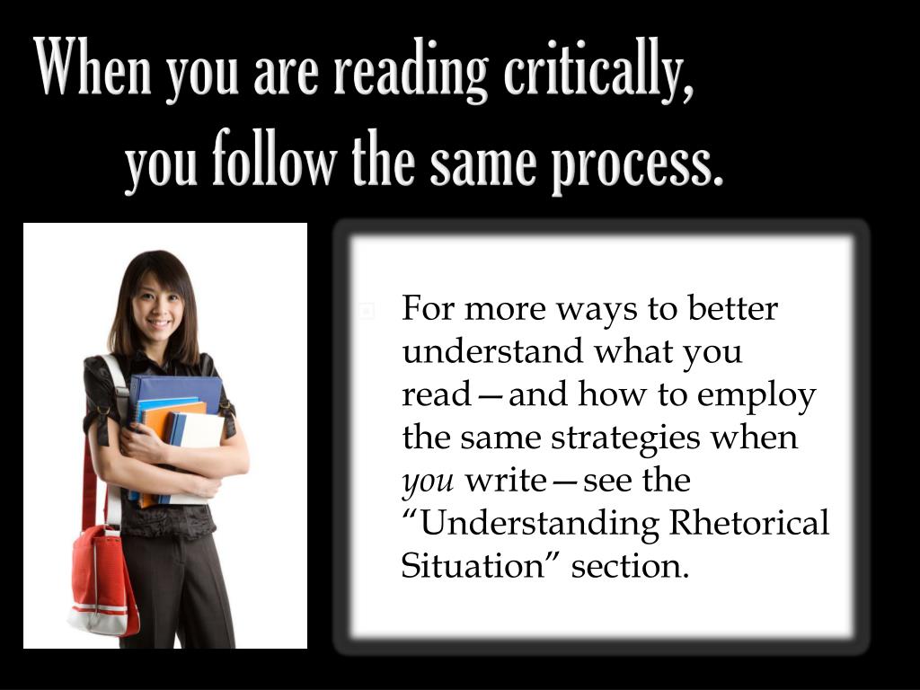 PPT - Critical Reading Strategies Primary sources: Christina Haas and ...