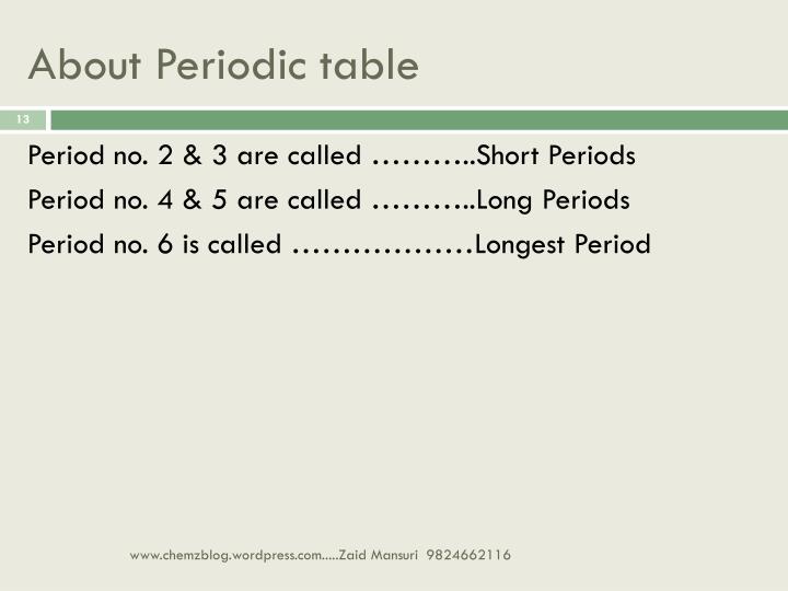 PPT - CHAPTER 3 PERIODIC CLASSIFICATION PowerPoint Presentation - ID ...
