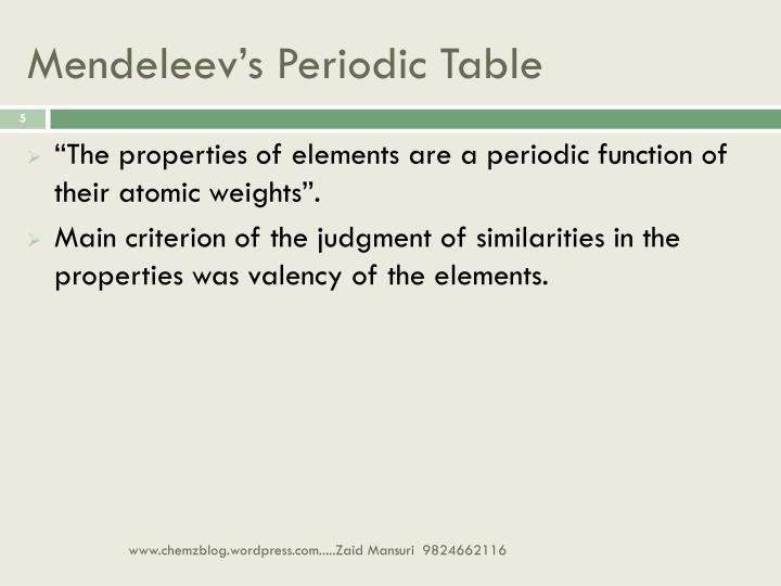 PPT - CHAPTER 3 PERIODIC CLASSIFICATION PowerPoint Presentation - ID ...