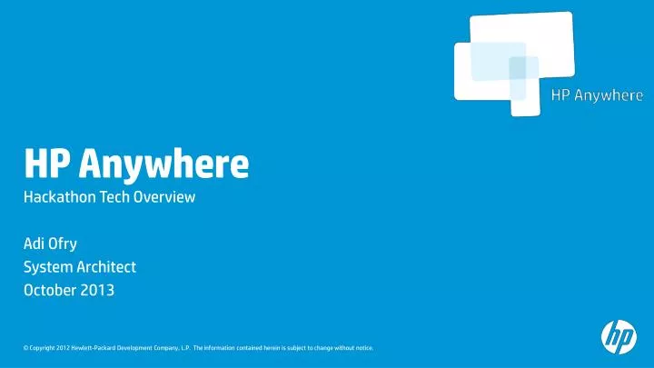 PPT - HP Anywhere PowerPoint Presentation, free download - ID:2614759