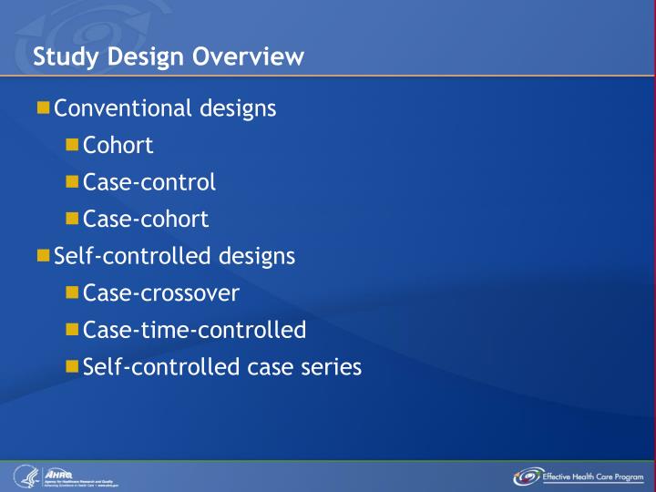 PPT - Study Design Considerations for Observational Comparative ...
