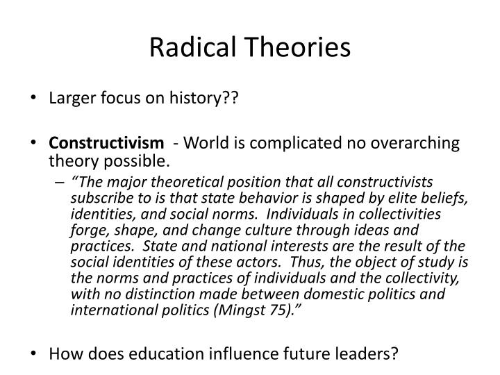 PPT - Liberalism & “Radical” Theories PowerPoint Presentation - ID:2615237