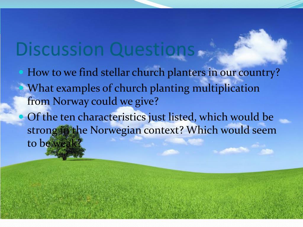 PPT - Church Planting Multiplication in the Evangelical Free Church of ...