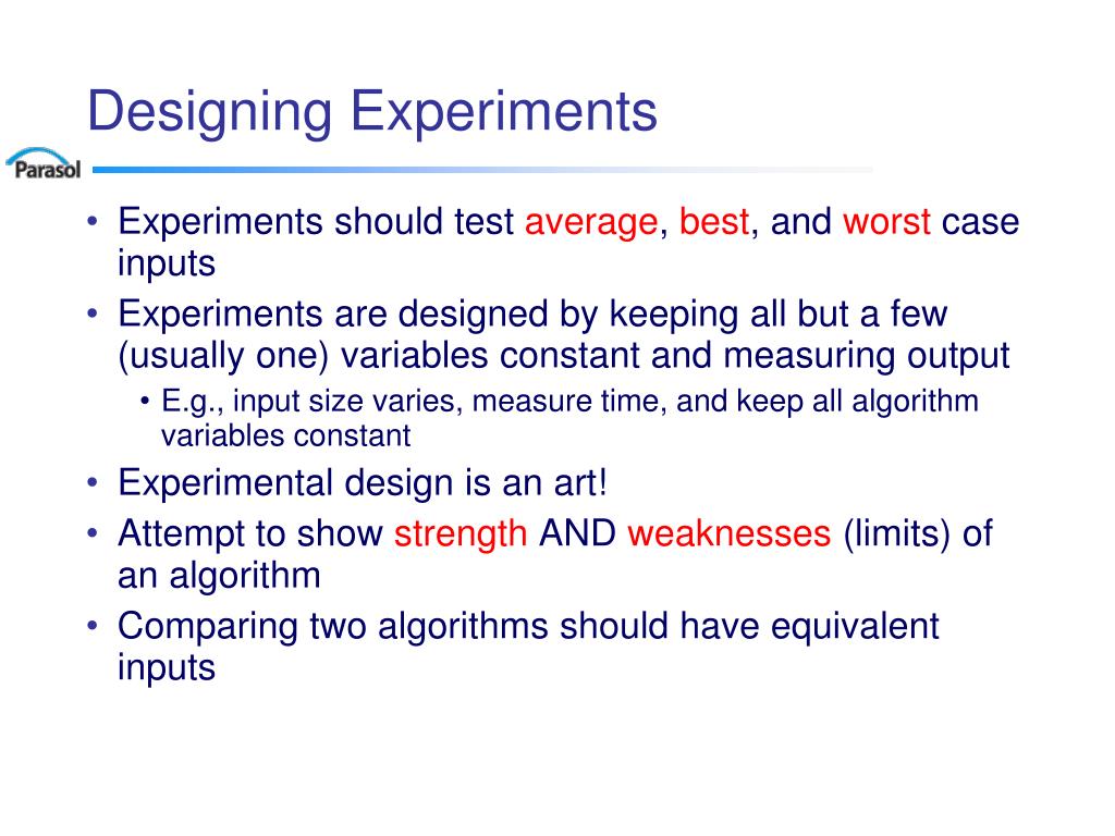 PPT - Measuring Experimental Performance PowerPoint Presentation, free ...