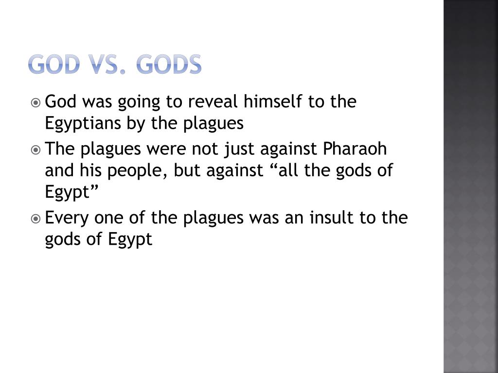 PPT - “Against All the Gods of Egypt” Exodus 12:12 PowerPoint ...