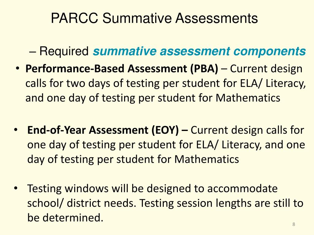 PPT - The Partnership for Assessment of Readiness for College and ...