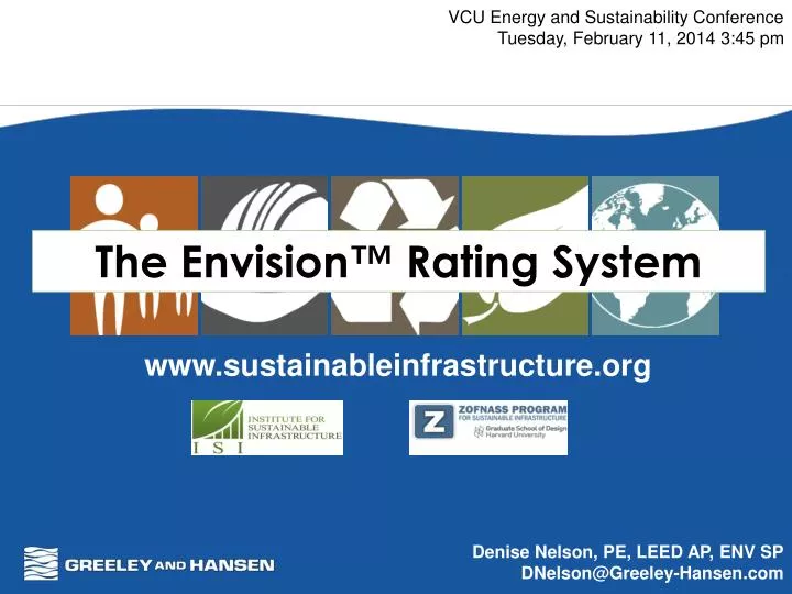 PPT - The Envision™ Rating System PowerPoint Presentation, free ...