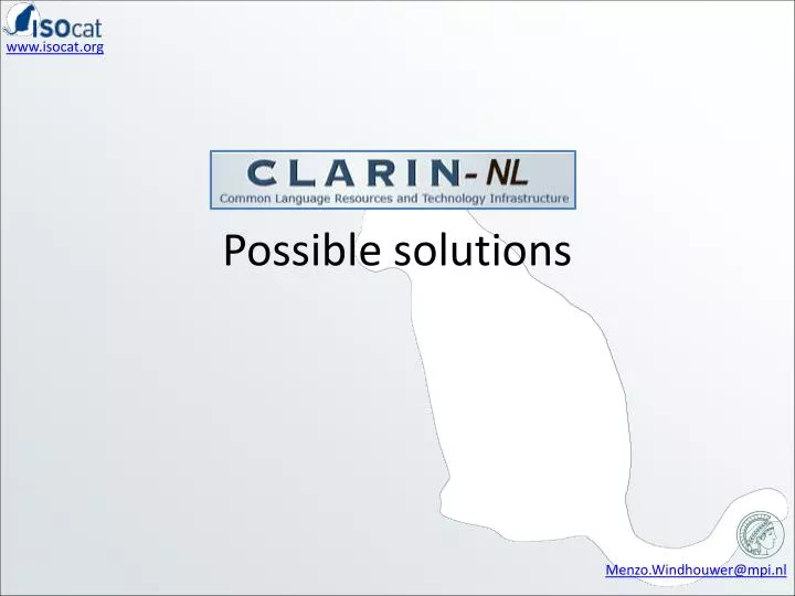 PPT - Possible solutions PowerPoint Presentation, free download - ID ...