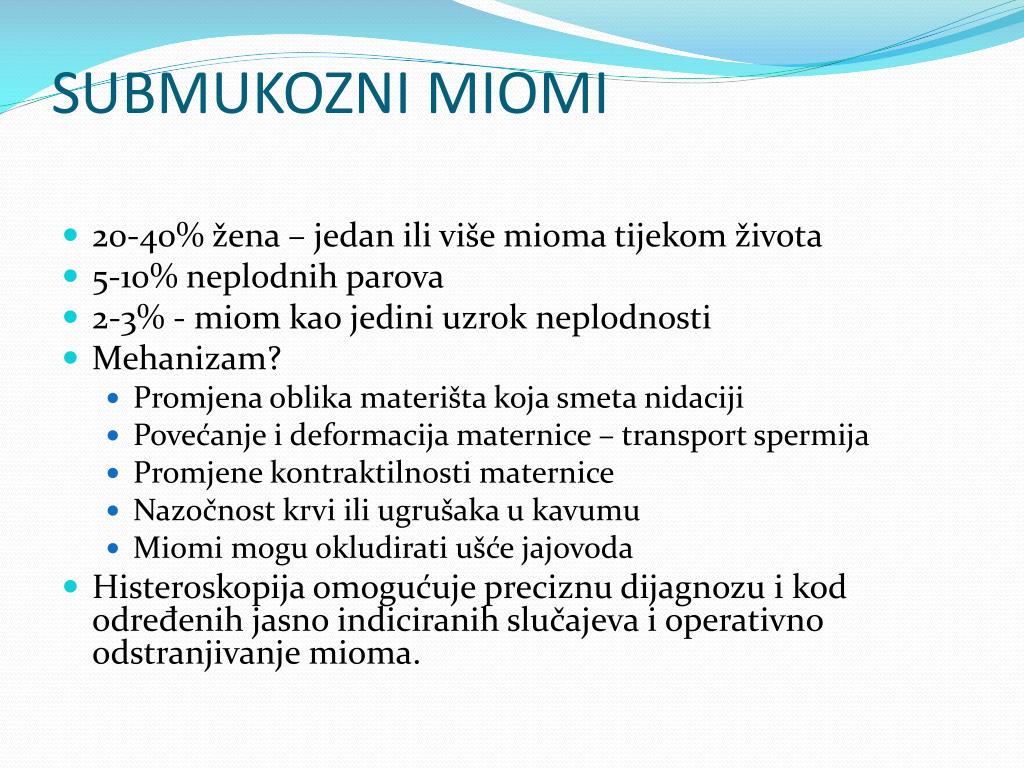 PPT - Prednosti i ograničenja ambulatne histeroskopije PowerPoint ...
