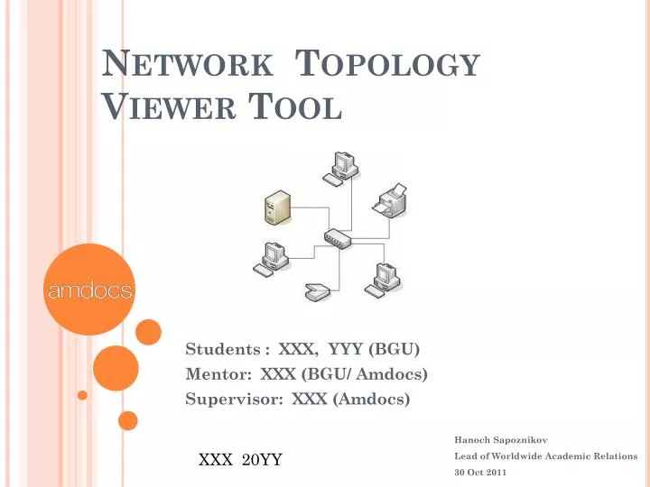 PPT - Network Topology Viewer Tool PowerPoint Presentation, free ...