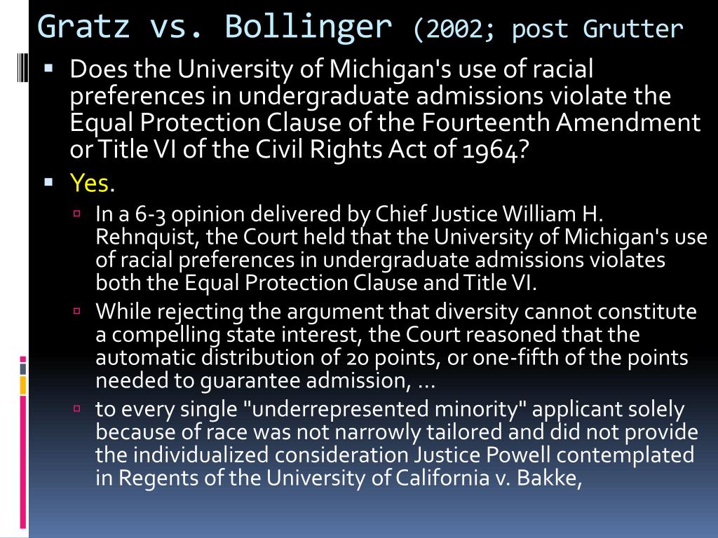 PPT - Equal Protection: Affirmative Action, women and Gay Rights ...