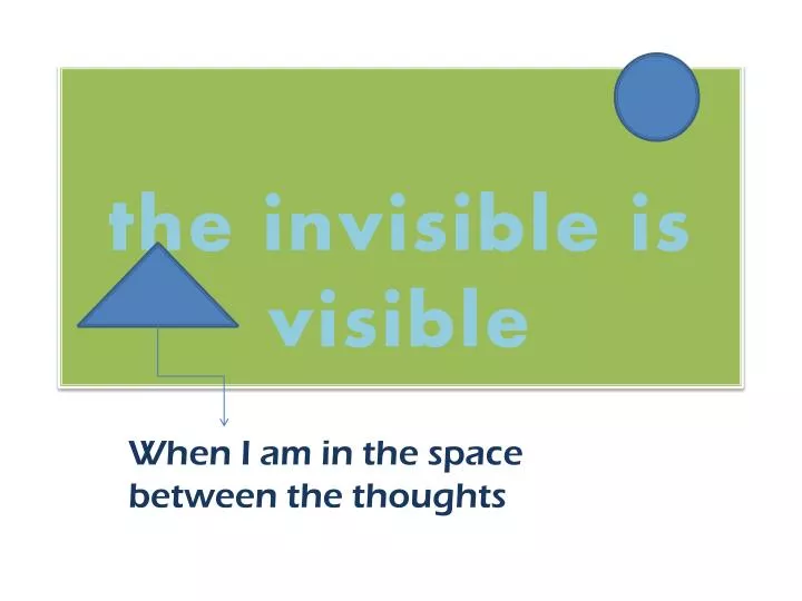 PPT - the invisible is visible PowerPoint Presentation, free download ...