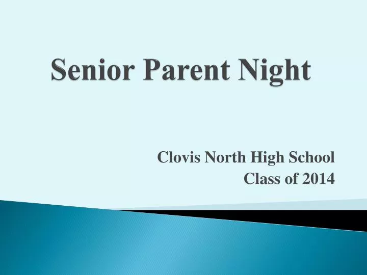 PPT - Senior Parent Night PowerPoint Presentation, free download - ID ...