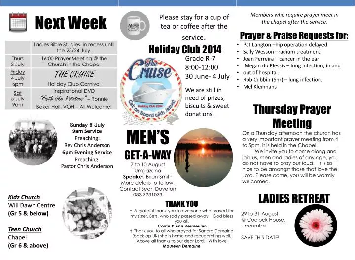 PPT - Next Week PowerPoint Presentation, free download - ID:2619502