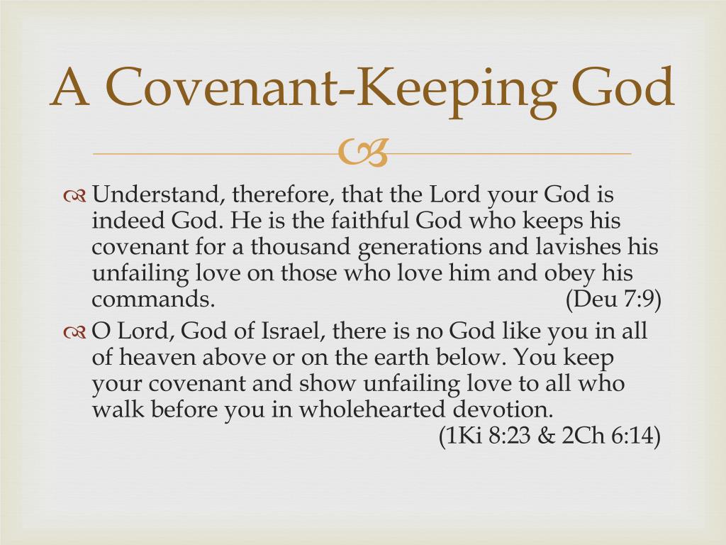 PPT - The Covenant -Making God & YWAM PowerPoint Presentation, free ...