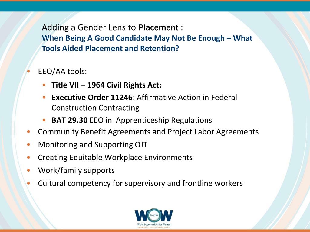 PPT - Opportunities for Women in Non-Traditional Employment PowerPoint ...