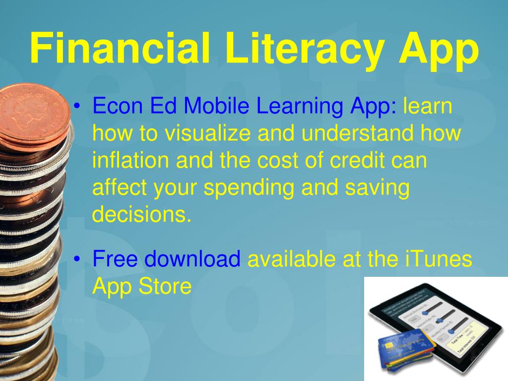 PPT - Technology Opportunities for Teaching Financial Literacy ...