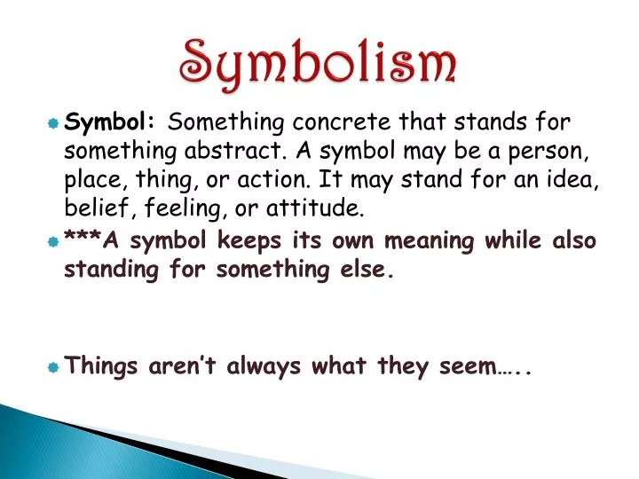 PPT - Symbolism PowerPoint Presentation, free download - ID:2620195