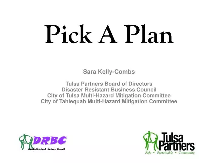 PPT - Pick A Plan PowerPoint Presentation, free download - ID:2620911