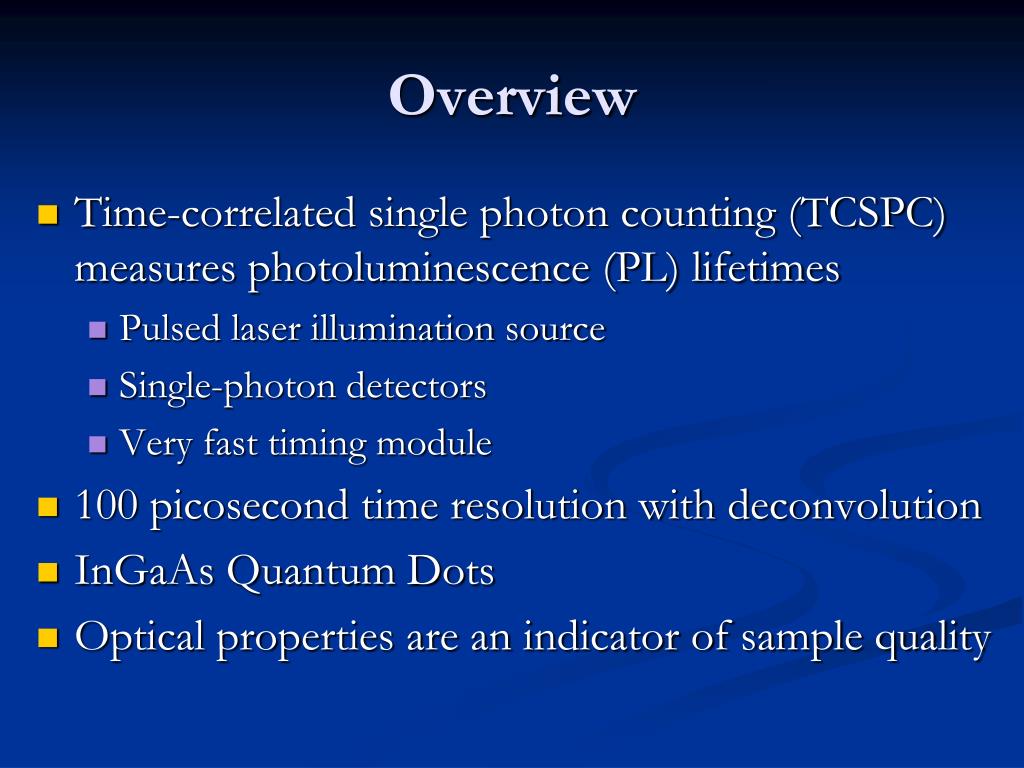 PPT - Time-Correlated Single Photon Counting (TCSPC) PowerPoint ... PPT - Time-Correlated Single Photon Counting (TCSPC) PowerPoint ...