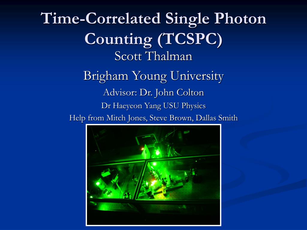PPT - Time-Correlated Single Photon Counting (TCSPC) PowerPoint ... PPT - Time-Correlated Single Photon Counting (TCSPC) PowerPoint ...