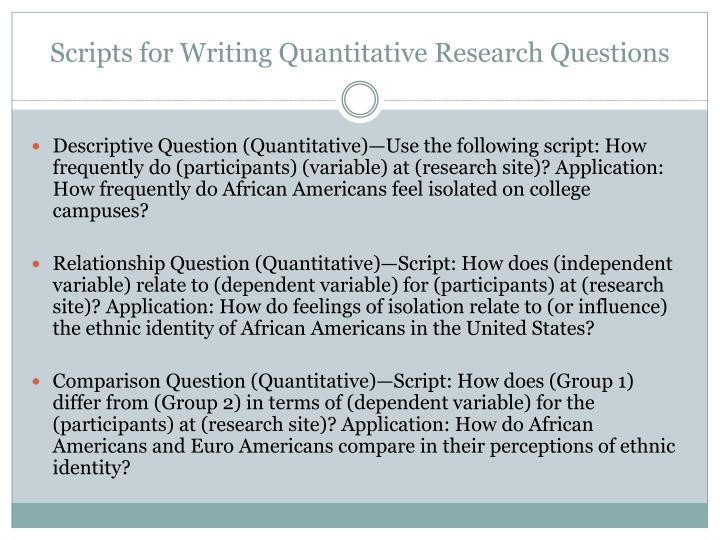 PPT - The Purpose Statement and Research Questions PowerPoint ...