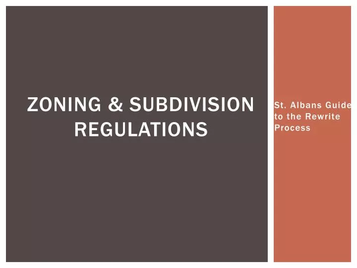 PPT - Zoning & Subdivision Regulations PowerPoint Presentation, free ...