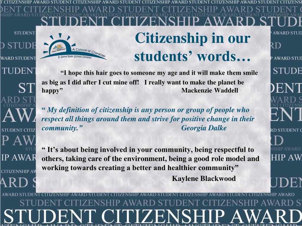 PPT - CITIZENSHIP in SRSD A Celebration of Community Spirit! PowerPoint ...
