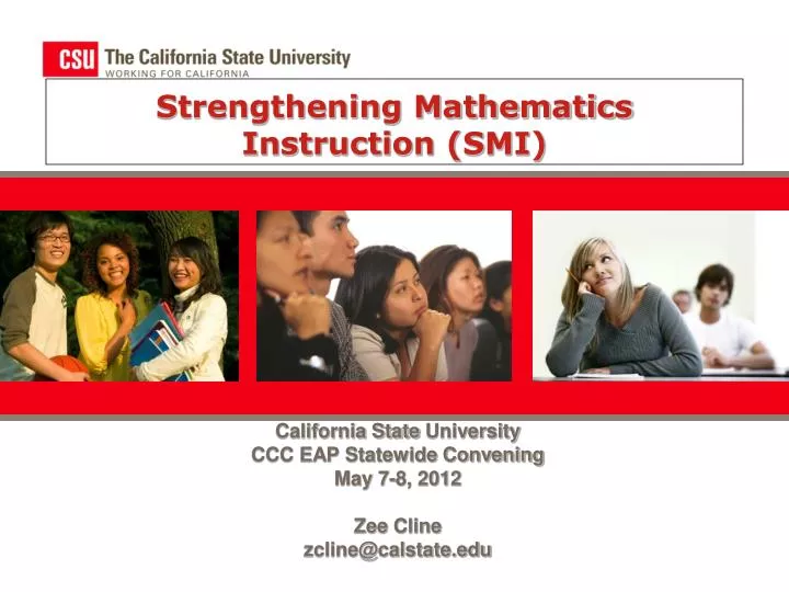 PPT - Strengthening Mathematics Instruction (SMI) PowerPoint ...