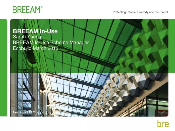 PPT - BREEAM In-Use PowerPoint Presentation, free download - ID:2624330
