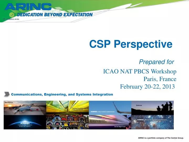 PPT - CSP Perspective PowerPoint Presentation, free download - ID:2624694