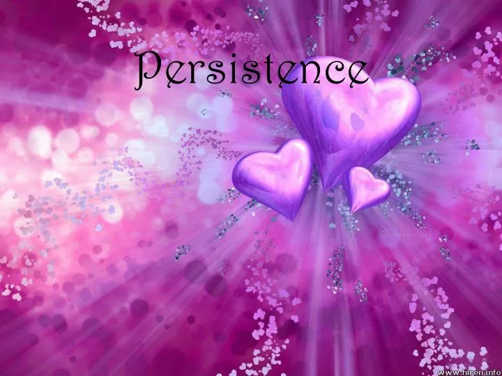PPT - Persistence PowerPoint Presentation, free download - ID:2624930