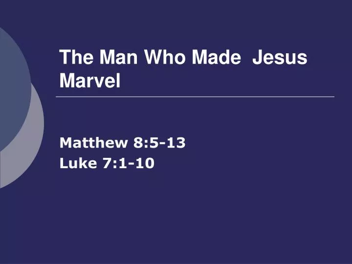 PPT - The Man Who Made Jesus Marvel PowerPoint Presentation, free ...