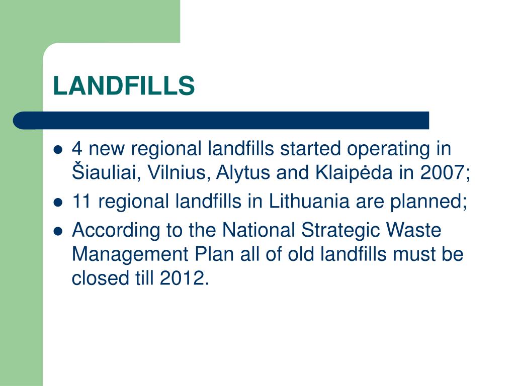 PPT - THE LITHUANIAN ASSOCIATION OF REGIONAL WASTE MANAGEMENT CENTRES ...