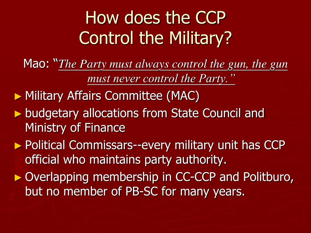 PPT - Political Institutions of the People’s Republic of China ...