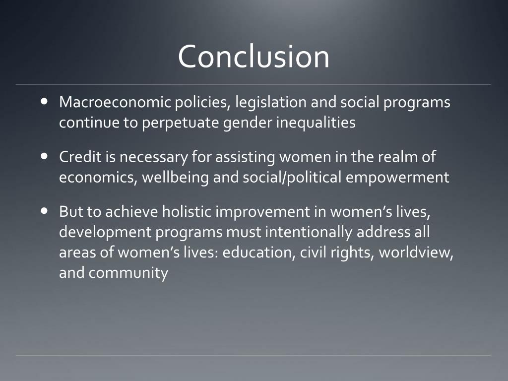 PPT - Micro-finance and the Empowerment of Women PowerPoint ...