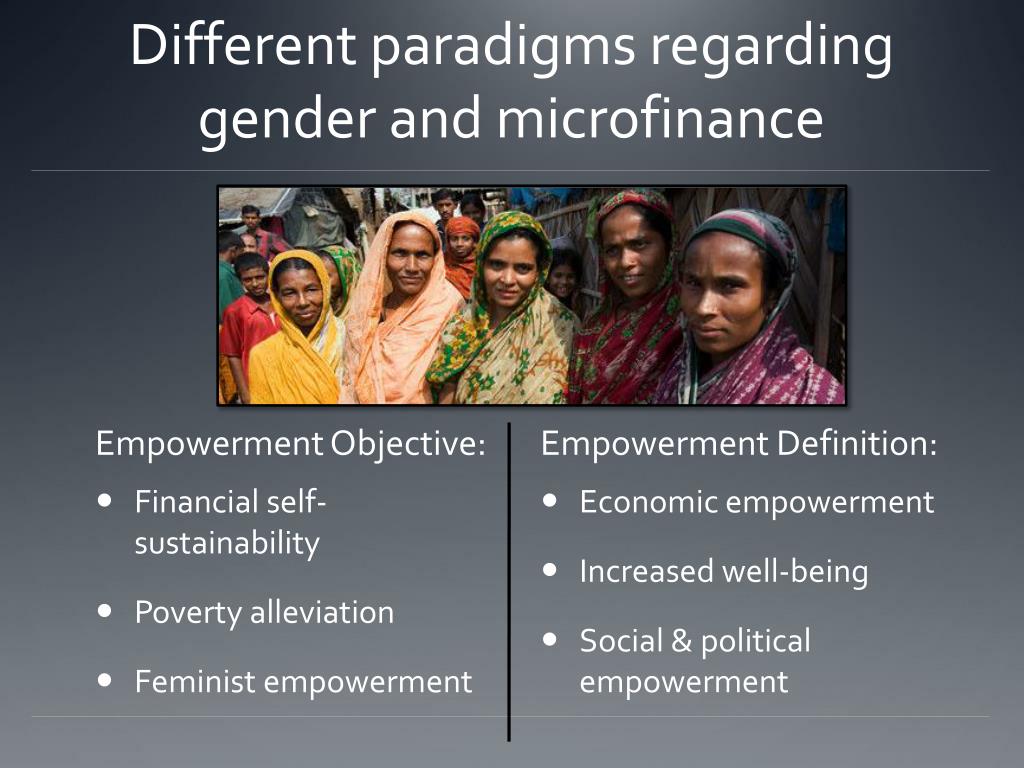 PPT - Micro-finance and the Empowerment of Women PowerPoint ...