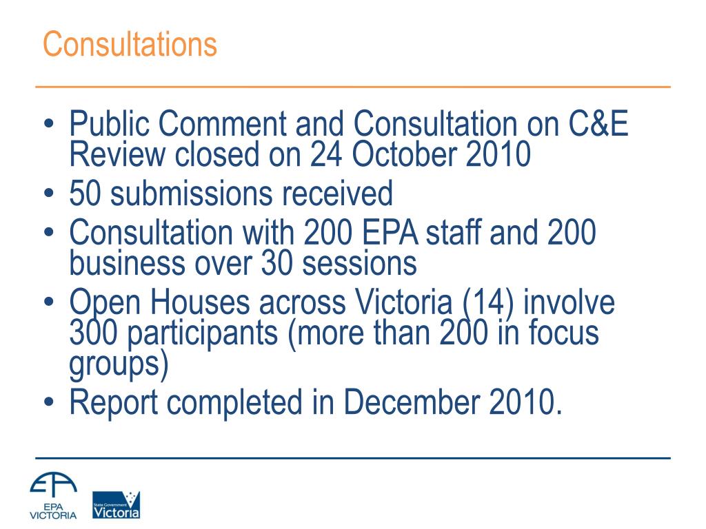 PPT - EPA Victoria Compliance & Enforcement Review PowerPoint ...