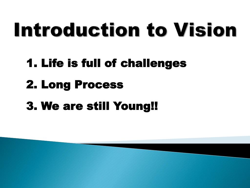 PPT - Life In Vision & Life In No Vision Proverbs 29:18 (KJV ...